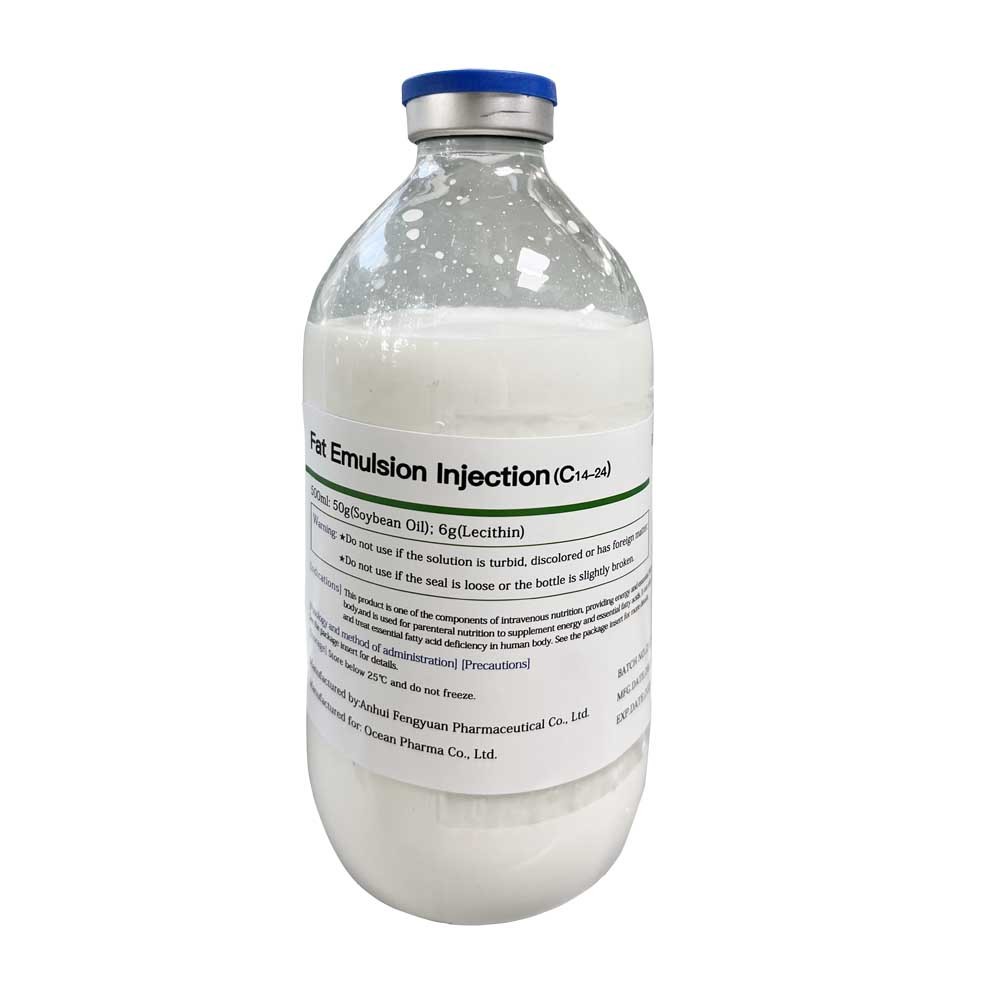 Medicine Grade Intralipid Fat Emulsion Injection Milky White Liquid C14 ...