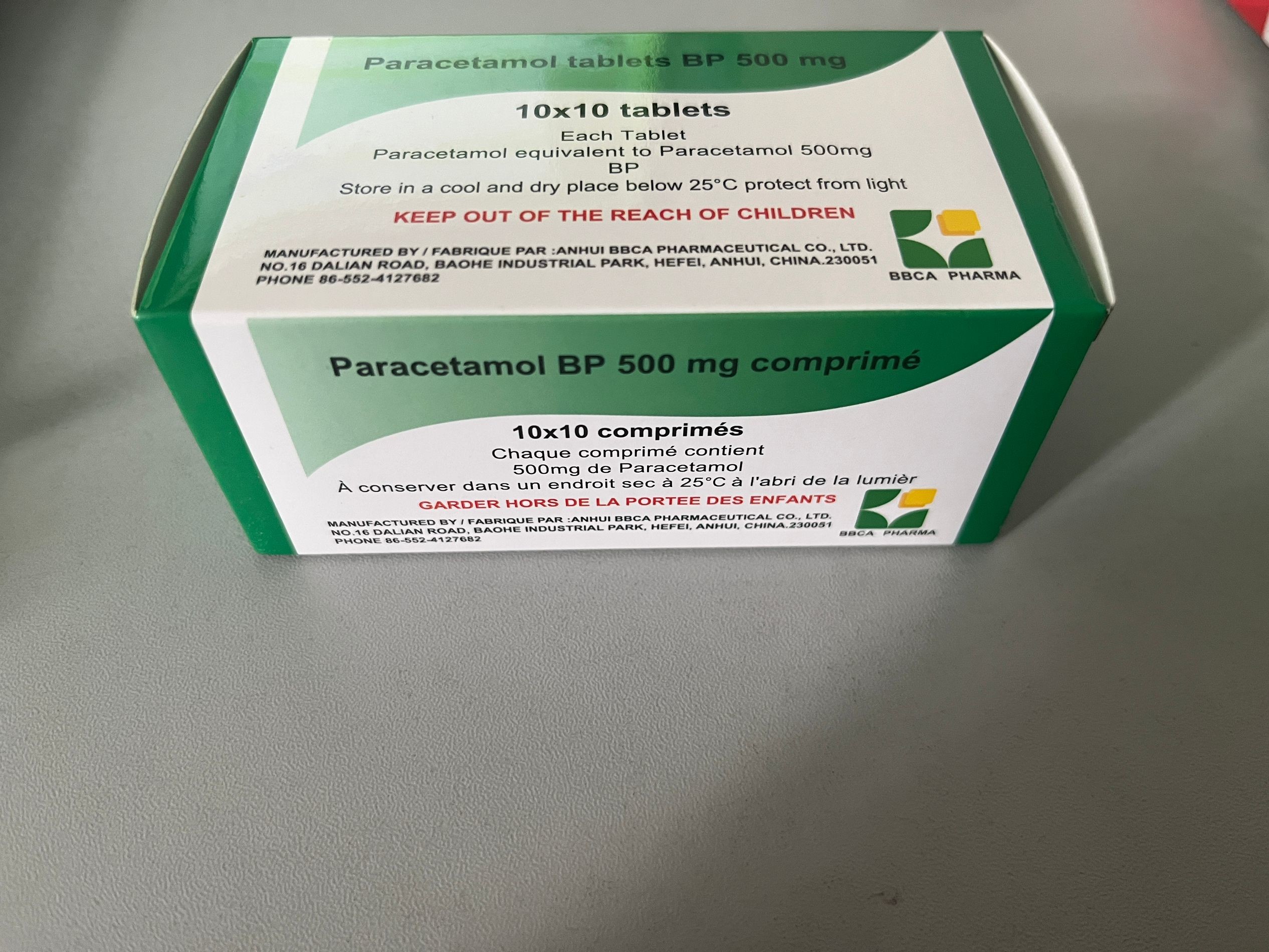 Paracetamol Tablet / Acetaminophen Tablet For Fever Treatment
