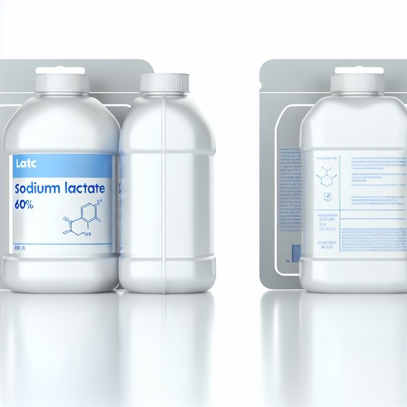 Sodium Lactate 60% Slightly Yellowish To Colorless Viscous Liquid