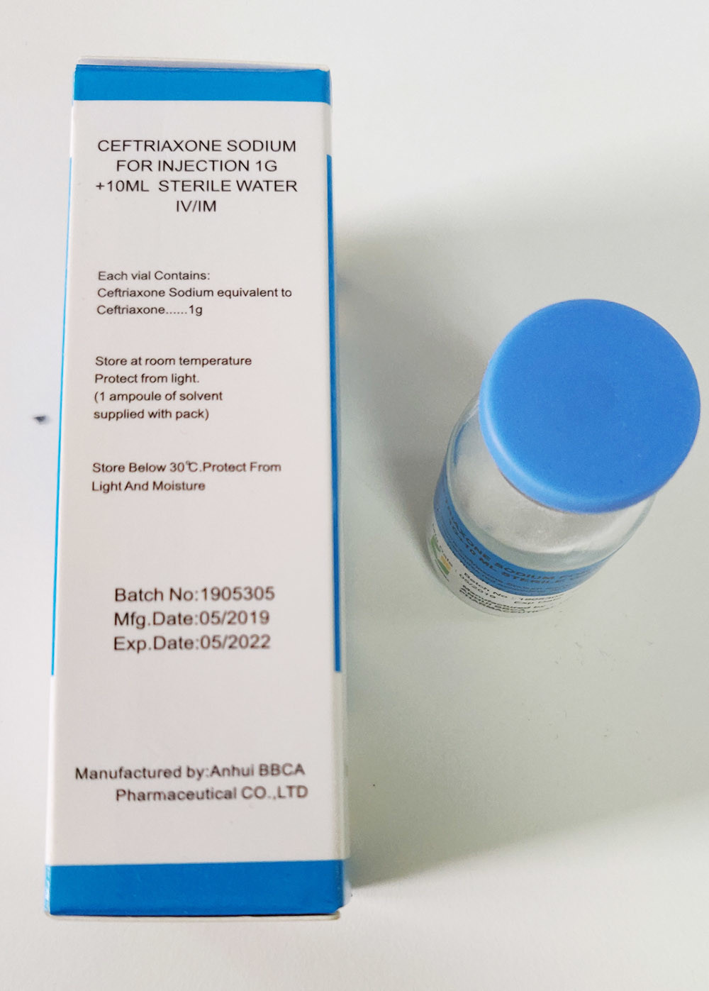 Ceftriaxone Sodium Powder For Injection Odorless White Crystalline Powder