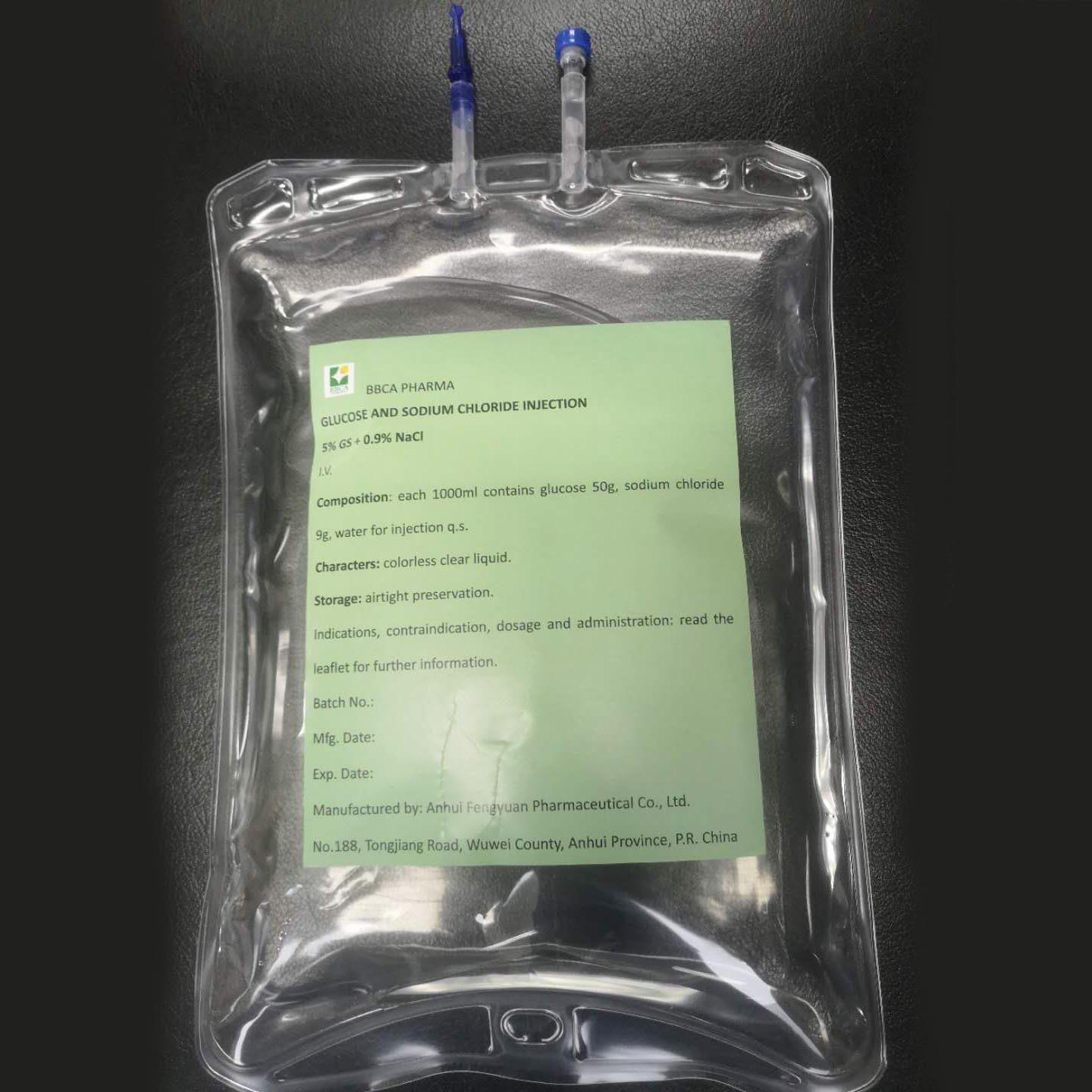 Glucose and Sodium Chloride Injection, Colorless Clear Liquid Nutrition ...