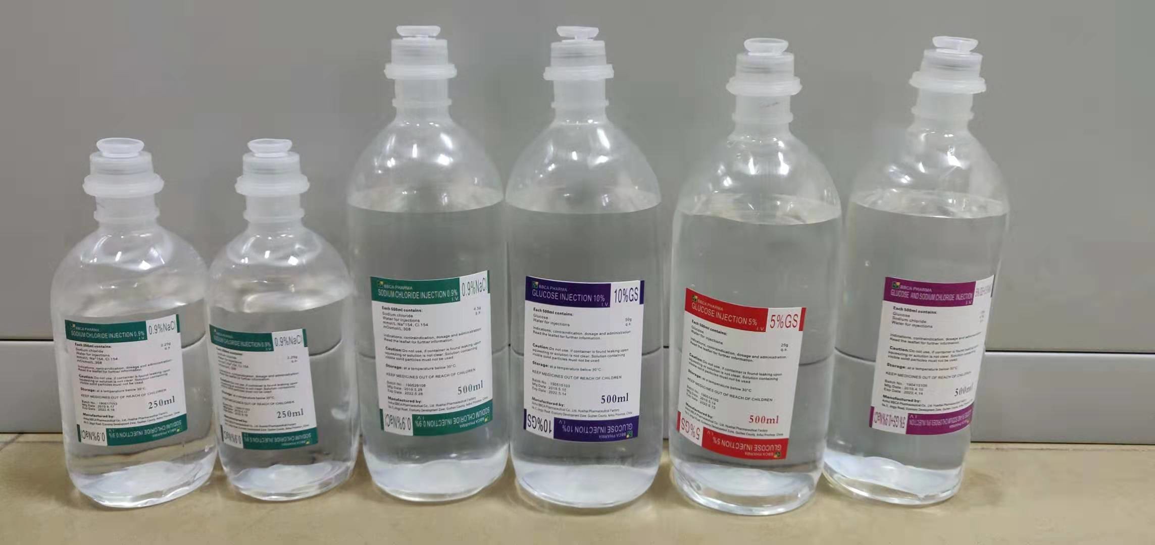 Glucose and Sodium Chloride Injection, Colorless Clear Liquid Nutrition ...