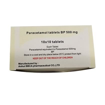 250MG/500MG GMP Certified Pharmaceutical Tablets In White Color