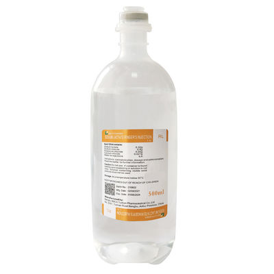 Sodium Lactate Ringer Injection Plastic Bottle Nutrition Infusion 500ML