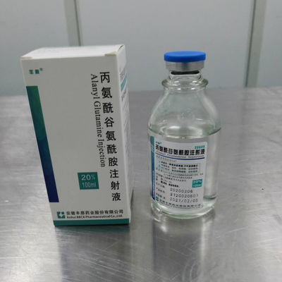 Alanyl Glutamine Injection BBCA Pharmaceutical Transfusion Glass Bottle ...